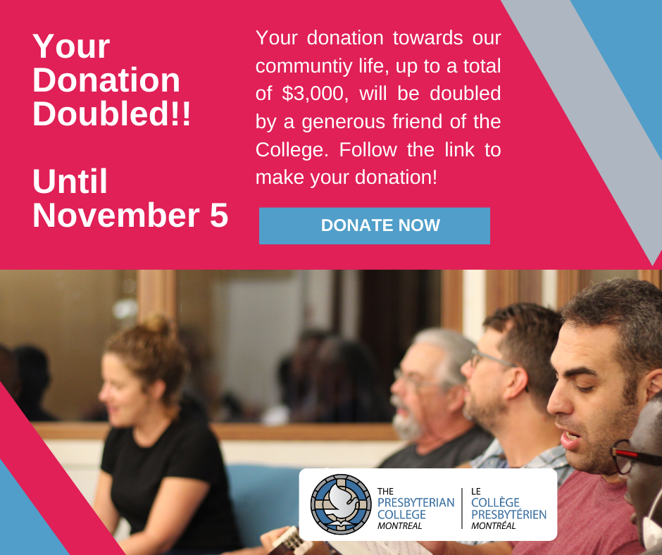 Donate to the College - The Presbyterian College, Montreal